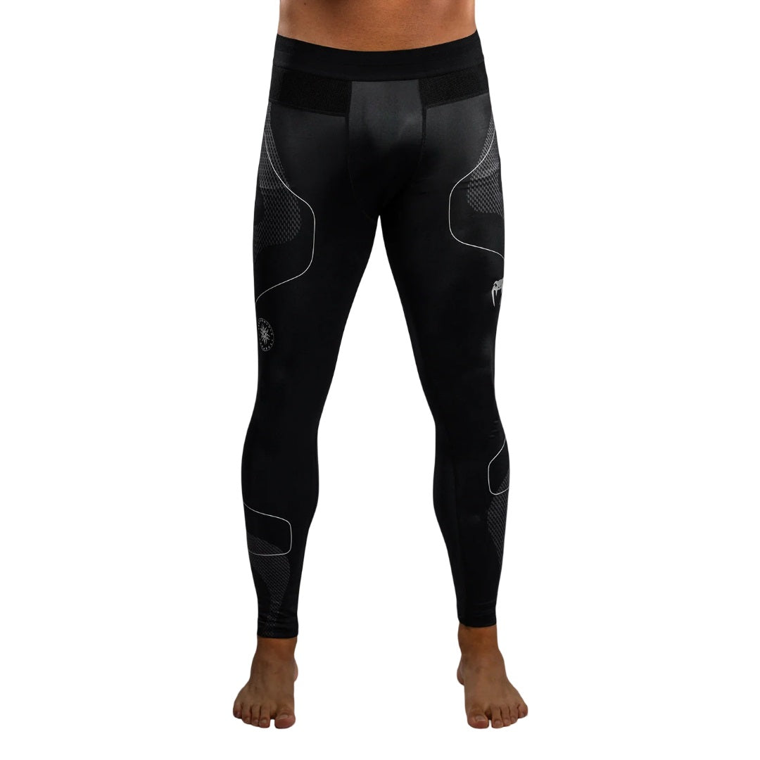 VENUM NEXUS SPATS BLACK/SILVER – Combat Sports ME
