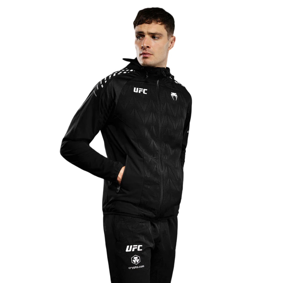 UFC ZENITH BY VENUM FIGHT NIGHT MENS HOODIE BLACK/WHITE – Combat Sports ME